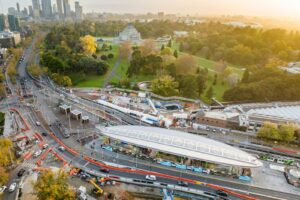 Work has finished on Melbourne's new Anzac Station - Melbourning.